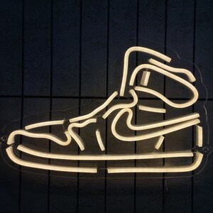 Sneaker Neon Sign Sneaker Led Sign Shoe Neon Sign Sneaker - Etsy