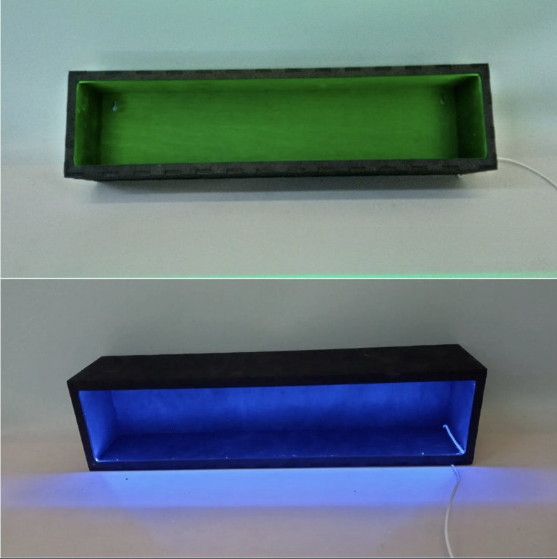 Mini Figure Display Figure Display Shelf With Led Figure - Etsy