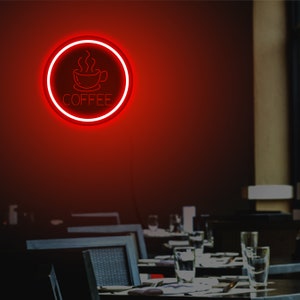 Coffee Bar Neon Sign, Coffee Led Light, Coffee Shop Neon Sign, Coffee ...