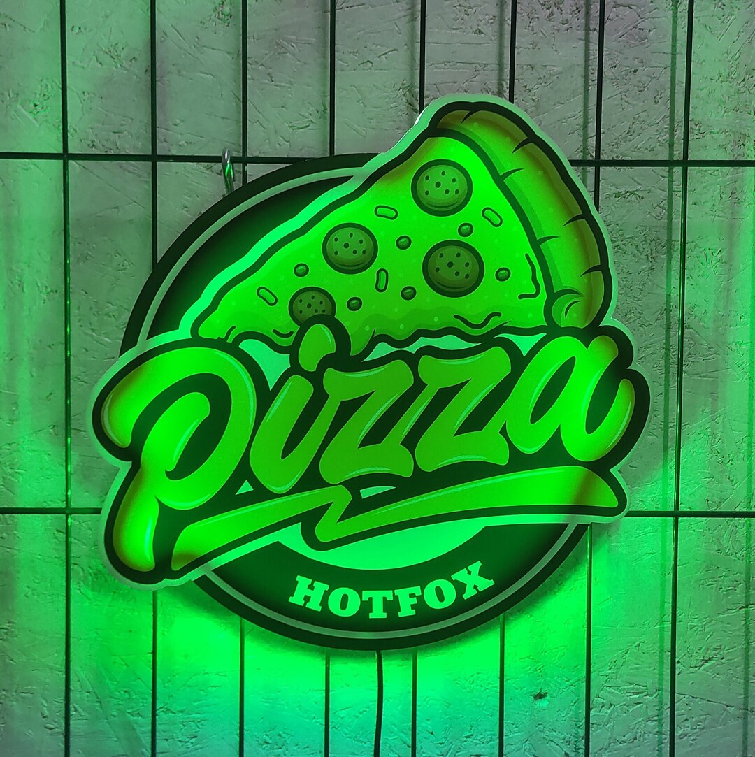Pizza Neon Sign, Pizza Led Sign, Pizzeria Neon Sign, Pizza Sign ...