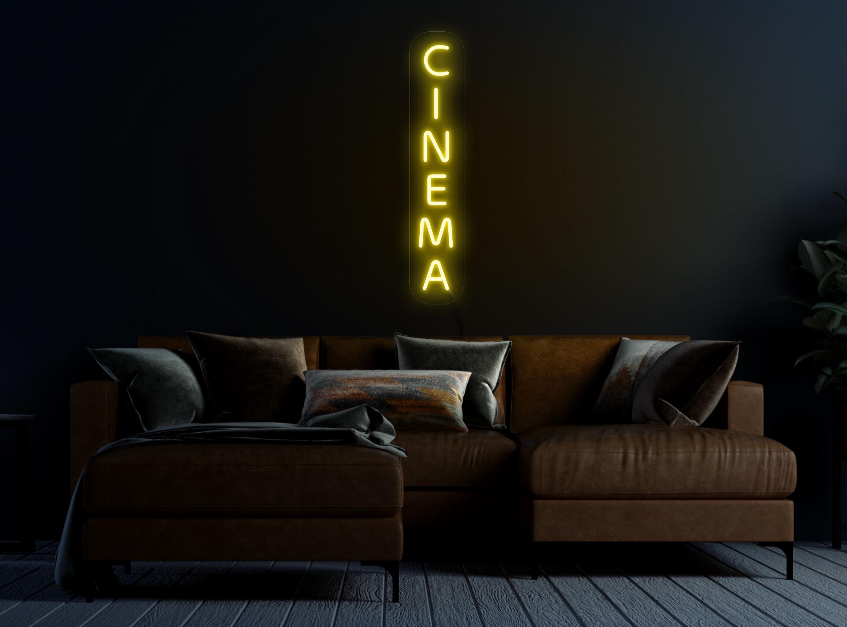 Cinema Neon Sign, Cinema Room Led Sign, Home Theater Neon Sign, Movie ...