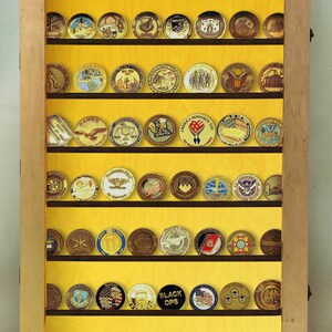 Coin Display Case in Glass, Coin Display Wall, Medal Display Case ...