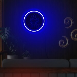 Coffee Bar Neon Sign, Coffee Led Light, Coffee Shop Neon Sign, Coffee ...