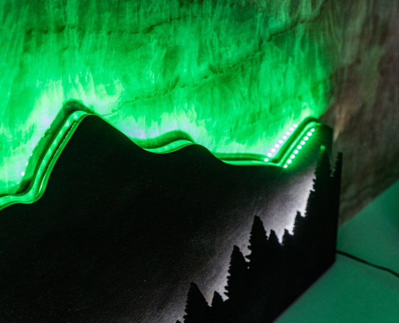 Mountain Neon Light Sign, Mountain Neon Wall Art, Mountain Led Wall Art ...