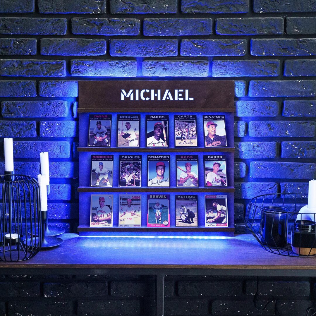 Trading Card Stand Custom, Personalized Trading Card Holder, Football ...