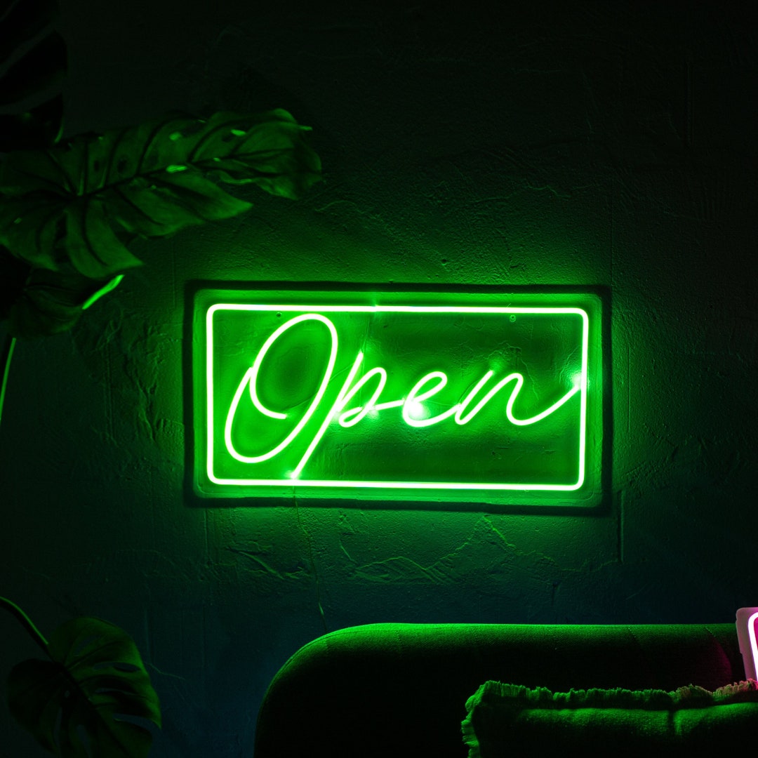 Open Neon Sign, Open Led, Open Sign for Business, Open Light Sign, Open ...
