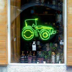 Tractor Neon Sign, Tractor Led Sign, Tractor Led Sign, Farm Neon Sign ...