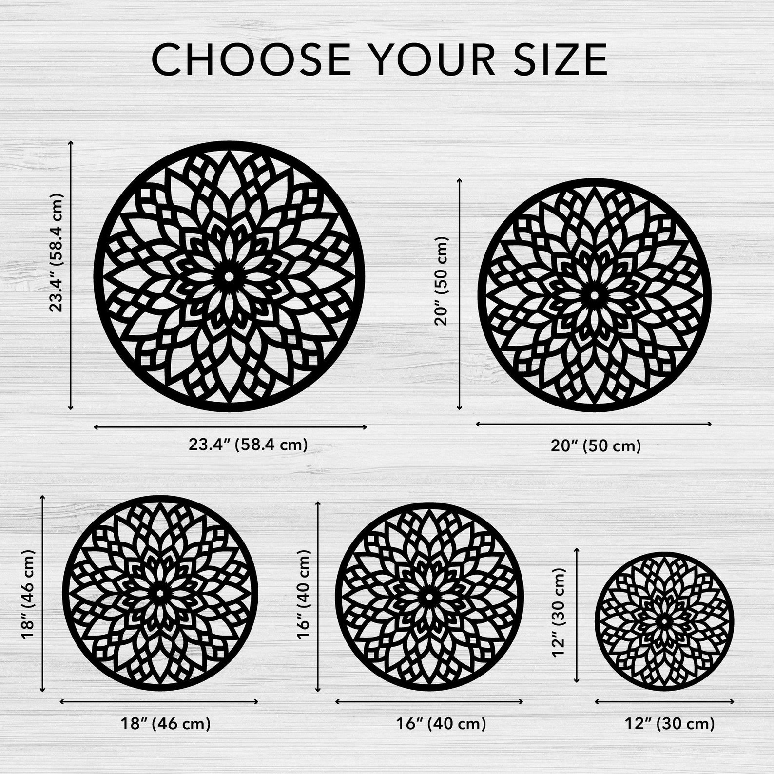 Mandala Led Wall Art, Mandala Led Sign, Geometric Light Art, Flower Led ...