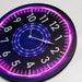Time Travel Wall Clock, Neon Wall Clock, Doctor Who Clock, Led Wall ...