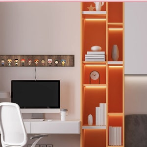 Mini Figure Display, Figure Display Shelf With Led, Figure Display ...