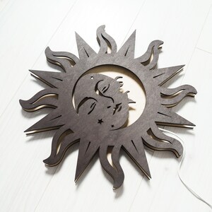 Sun and Moon Neon Sign, Sun and Moon Lights, Sun and Moon Led Sign, Sun ...