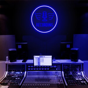 Recording Neon Sign, Recording Led Sign, Recording Light Sign ...