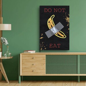 Banana Neon Sign, Banana Duct Tape Led Sign, Do Not Eat Neon Sign ...