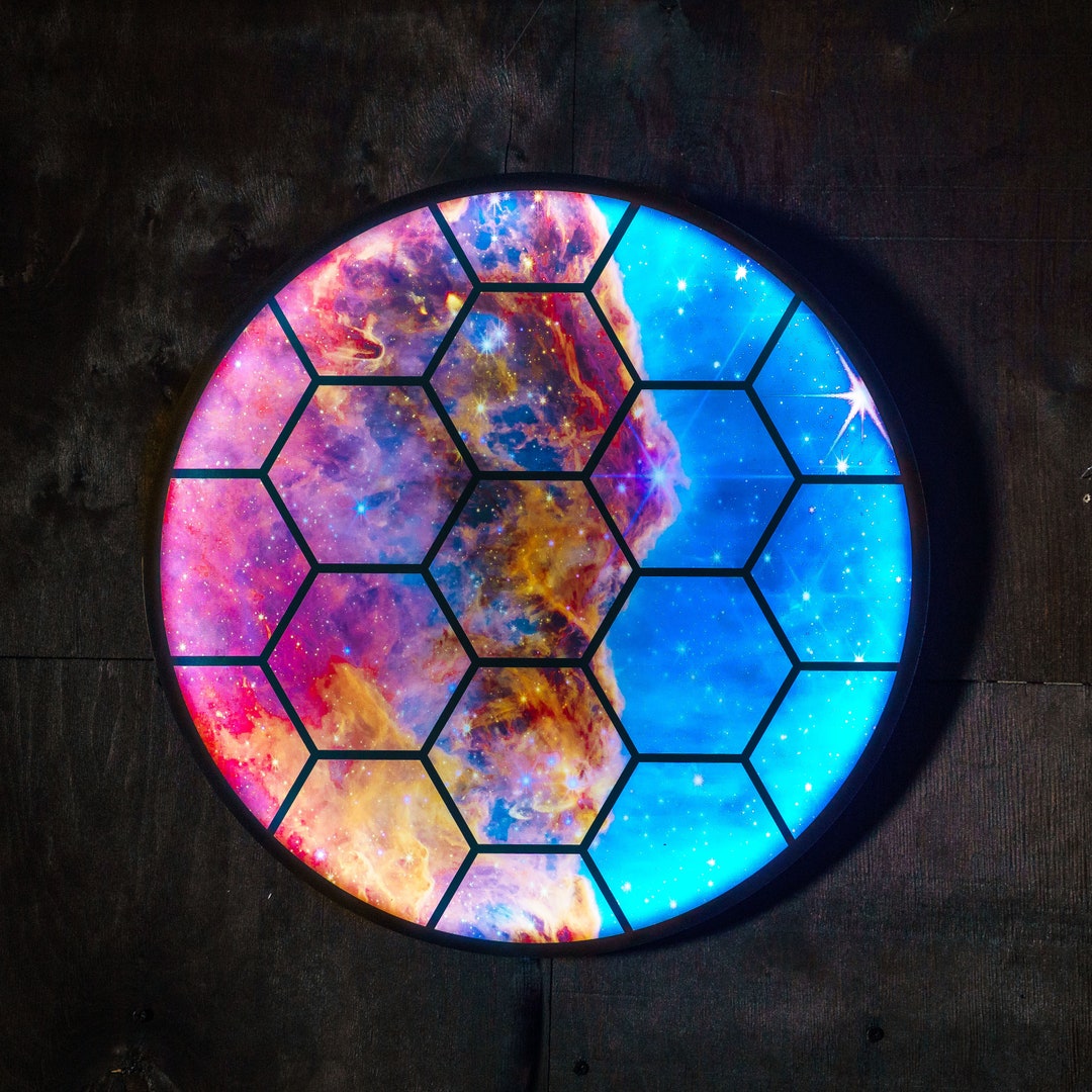 James Webb Telescope Wall Art,space Neon Sign,james Webb Telescope ...
