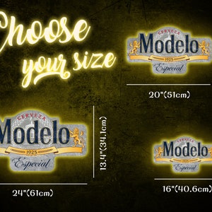 Modelo Neon Sign, Modelo Especial Sign, Modelo Beer Sign, Modelo Logo ...