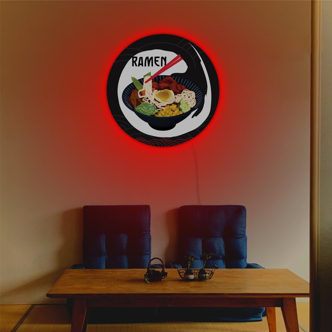 Ramen Neon Sign, Ramen Led Sign, Noodles Neon Sign, Ramen Light Sign ...