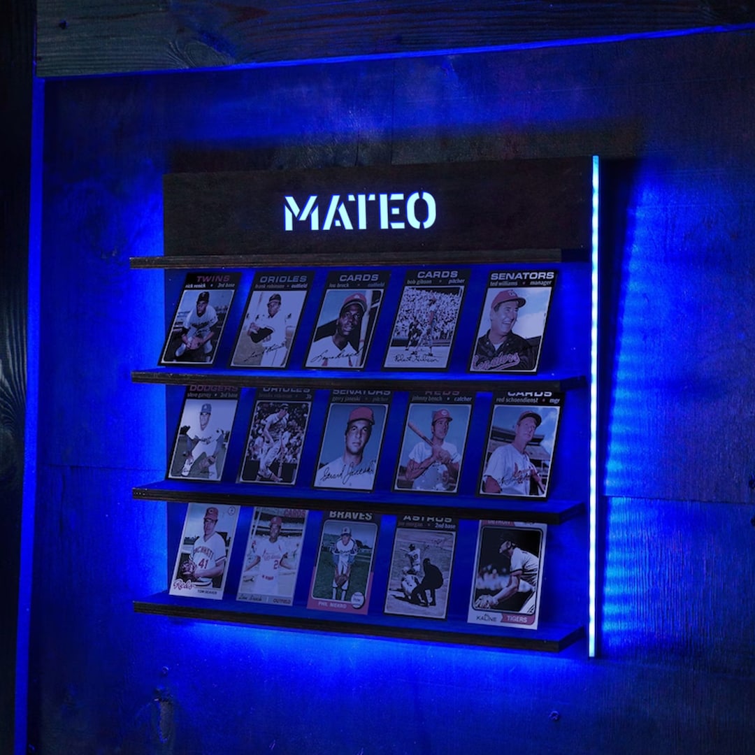 Trading Card Stand Custom, Personalized Trading Card Holder, Football ...