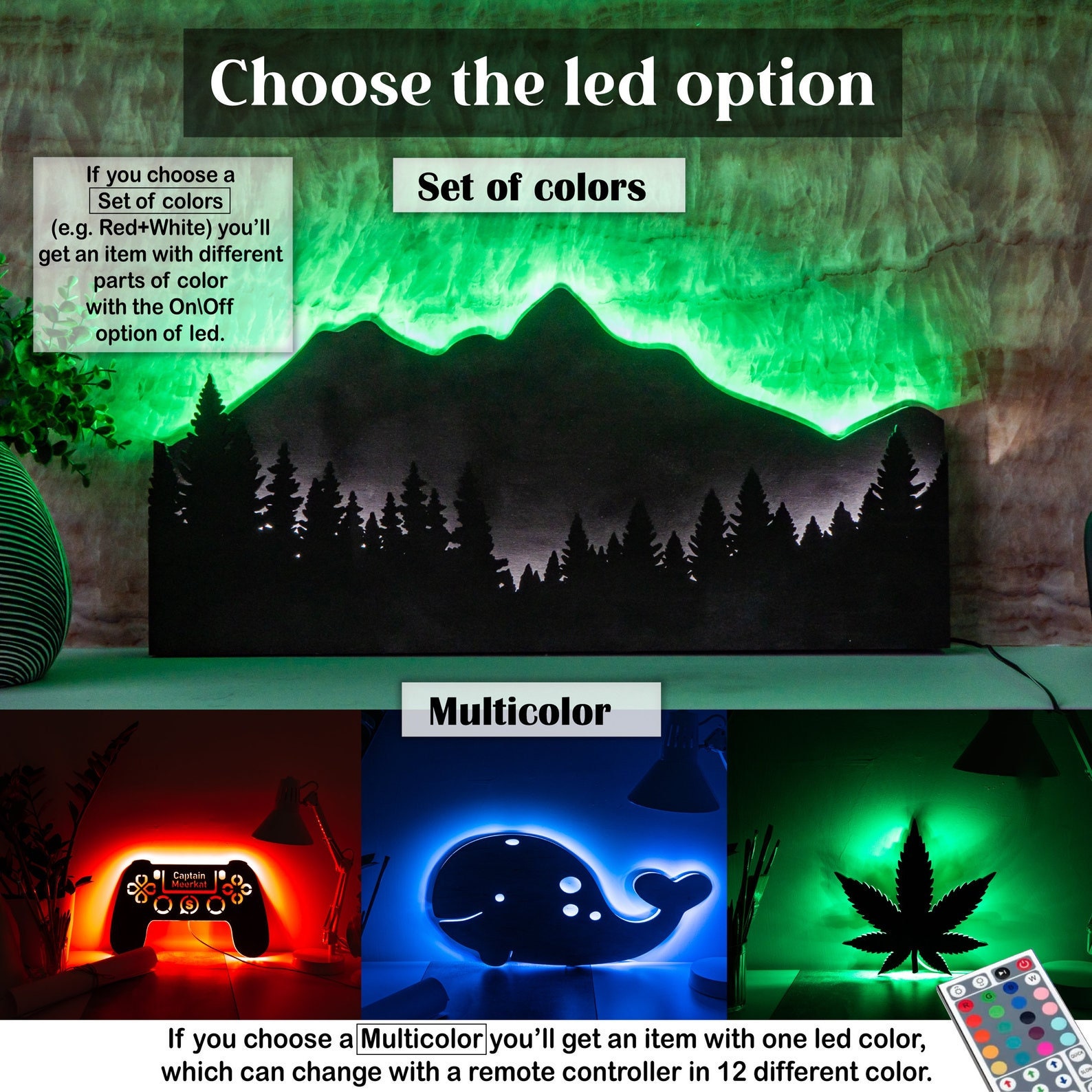 Mandala Led Wall Art, Mandala Led Sign, Geometric Light Art, Flower Led ...