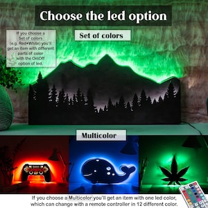 Mandala Led Wall Art, Mandala Led Sign, Geometric Light Art, Flower Led ...