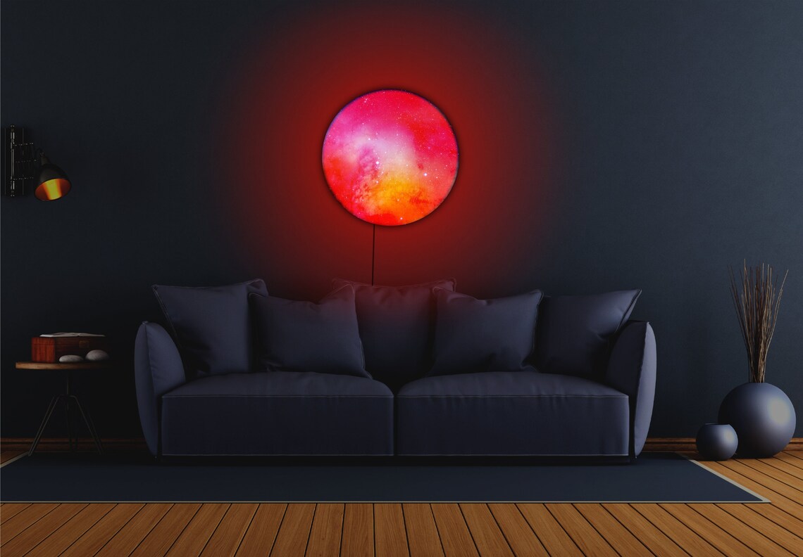 Space Neon Wall Art Space Neon Sign Space Led Sign Space - Etsy