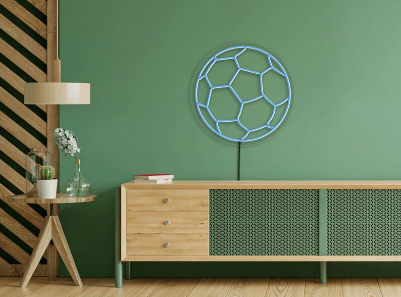 Soccer Neon Sign, Ball Neon Sign, Football Neon Sign, Soccer Led Sign ...