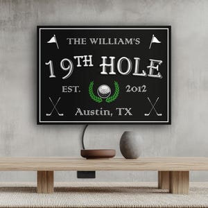 19th Hole Sign, Custom Golf Neon Sign, Golf Led Sign, Golf Club Neon ...