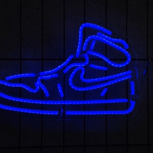 Sneaker Neon Sign Sneaker Led Sign Shoe Neon Sign Sneaker - Etsy