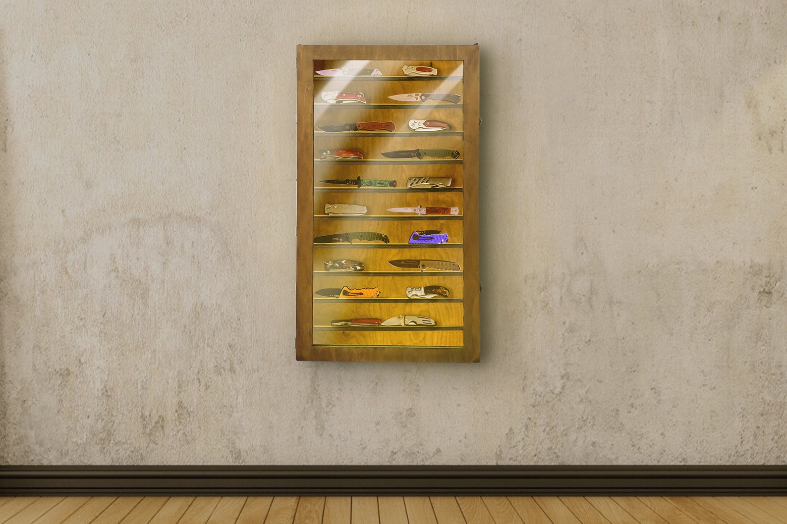 Knife Display Case Pocket Knive Display Case Pocket Knife - Etsy