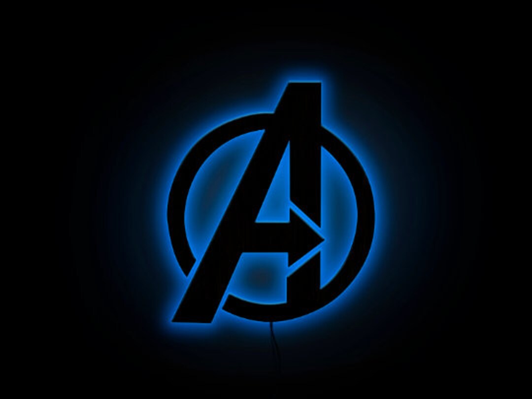 Superhero Led Logo Sign, Superhero Light up Sign, Superhero Neon Sign ...