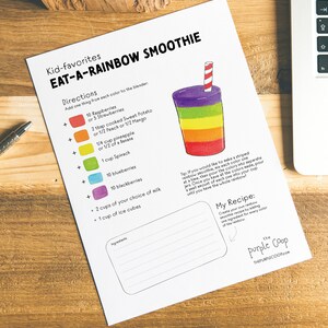 Eat the Rainbow! Activity Sheet | Nutrition Worksheet | Myplate ...
