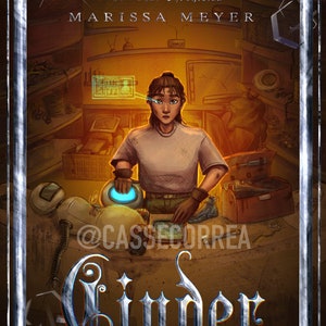 The Lunar Chronicles - Cinder Cover Art Print - Etsy