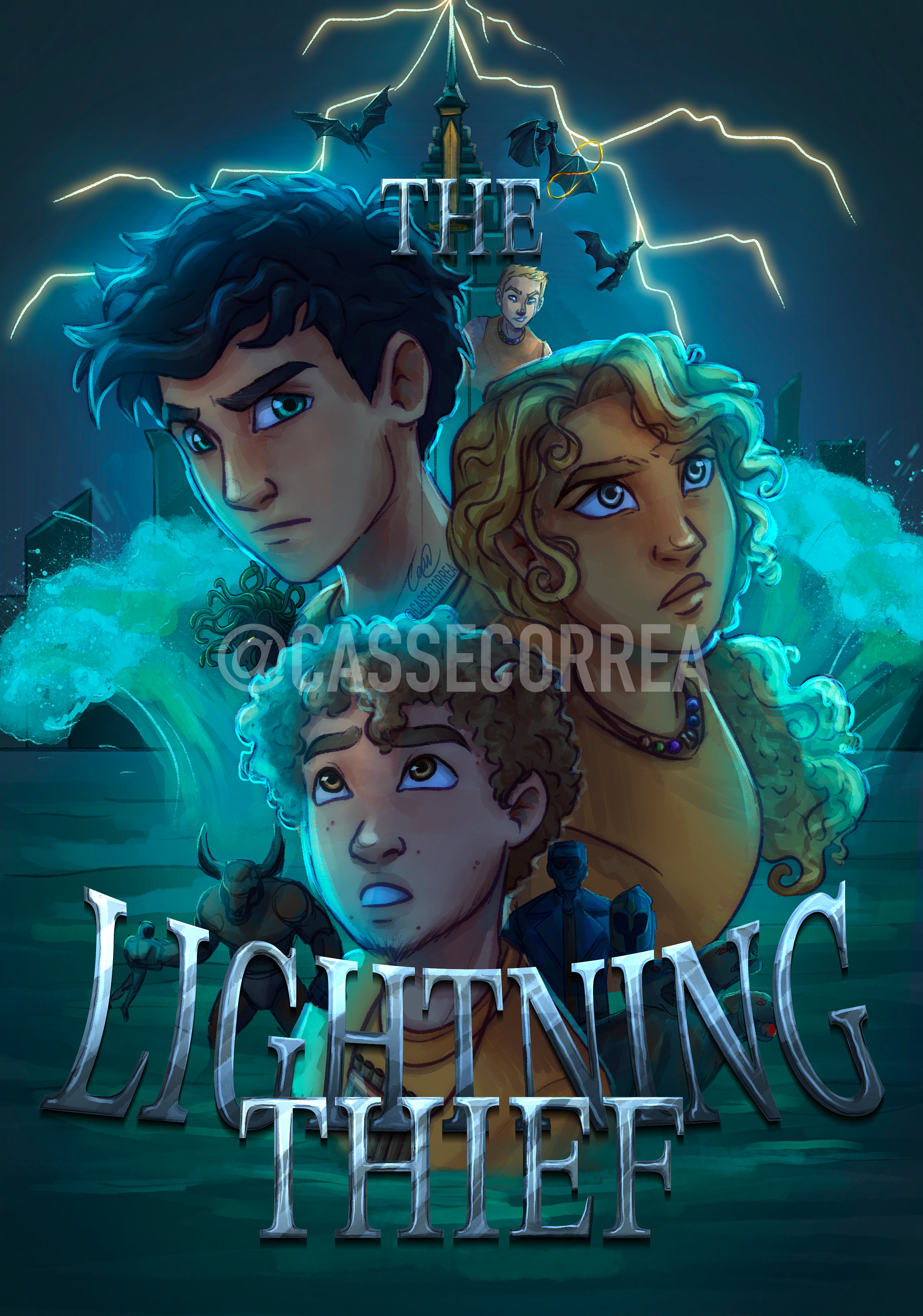 Percy Jackson - the Lightning Thief Art Print - Etsy