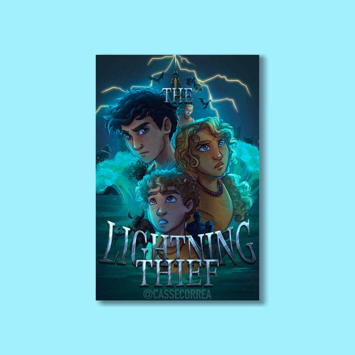 Percy Jackson - the Lightning Thief Art Print - Etsy