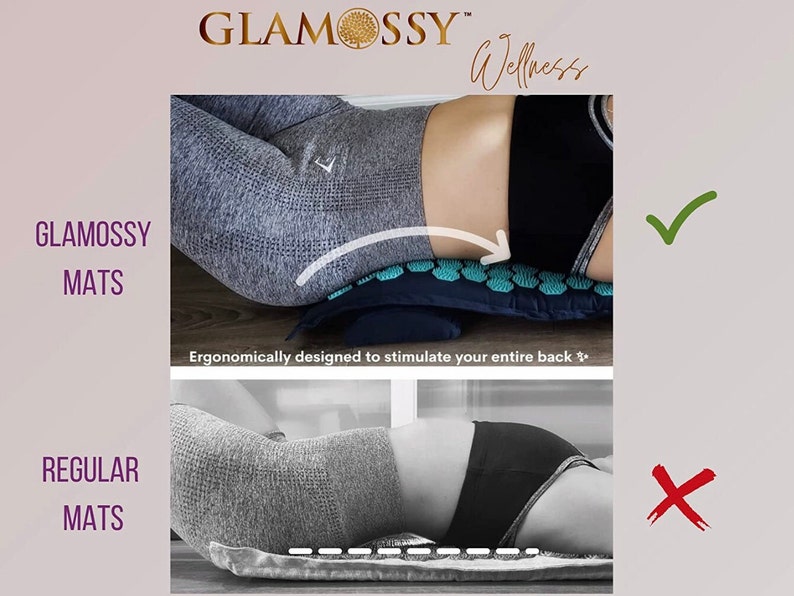 Acupressure Mat, Muscle Relaxation, Stress Relief, Sciatica, Massage ...