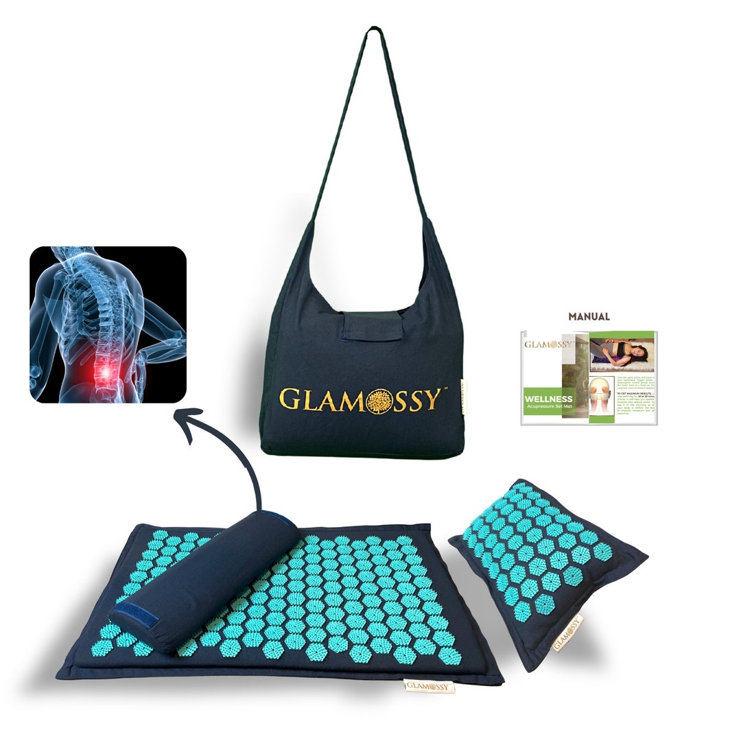 Acupressure Mat, Muscle Relaxation, Stress Relief, Sciatica, Massage ...