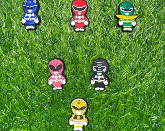 Power Ranger Croc Charms - Etsy