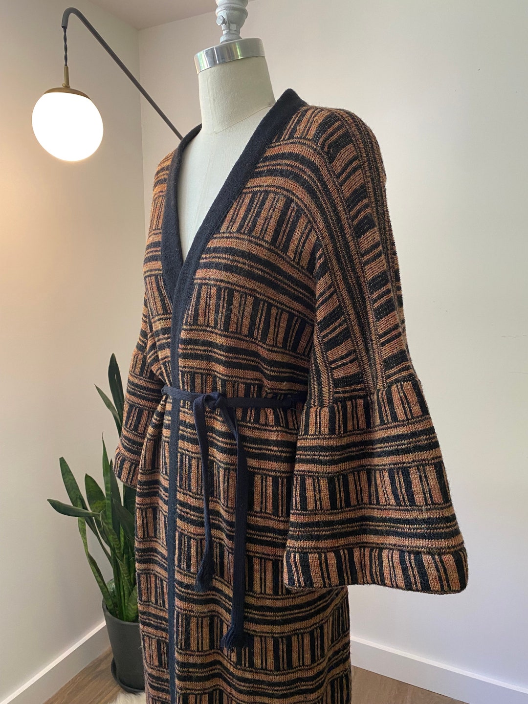 Bill Gibb Rare Designer Vintage 1970s Sweater Robe - Etsy