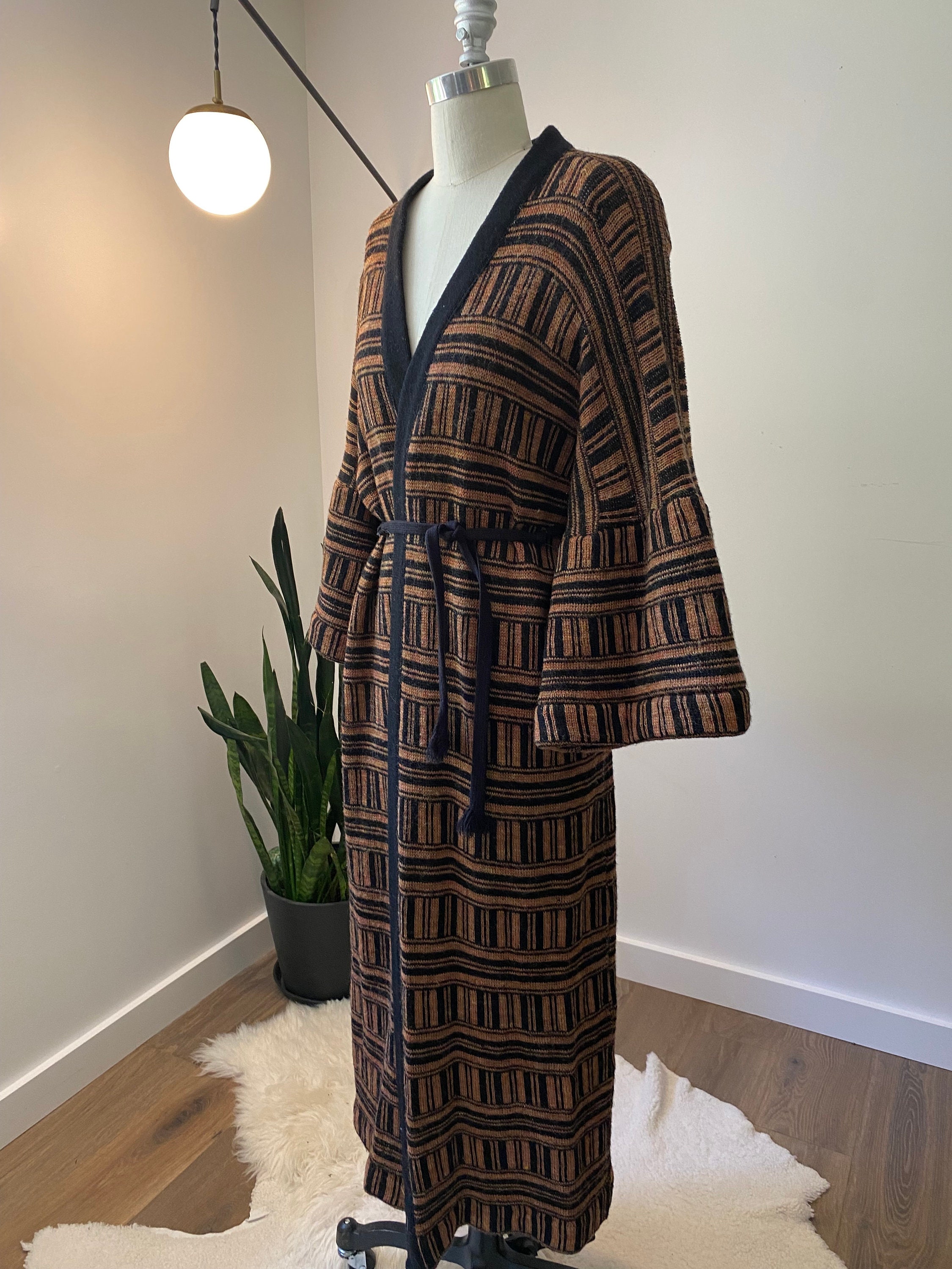 Bill Gibb Rare Designer Vintage 1970s Sweater Robe - Etsy