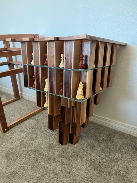 One of a Kind Custom Chess Table With Matching Chairs. - Etsy Sweden