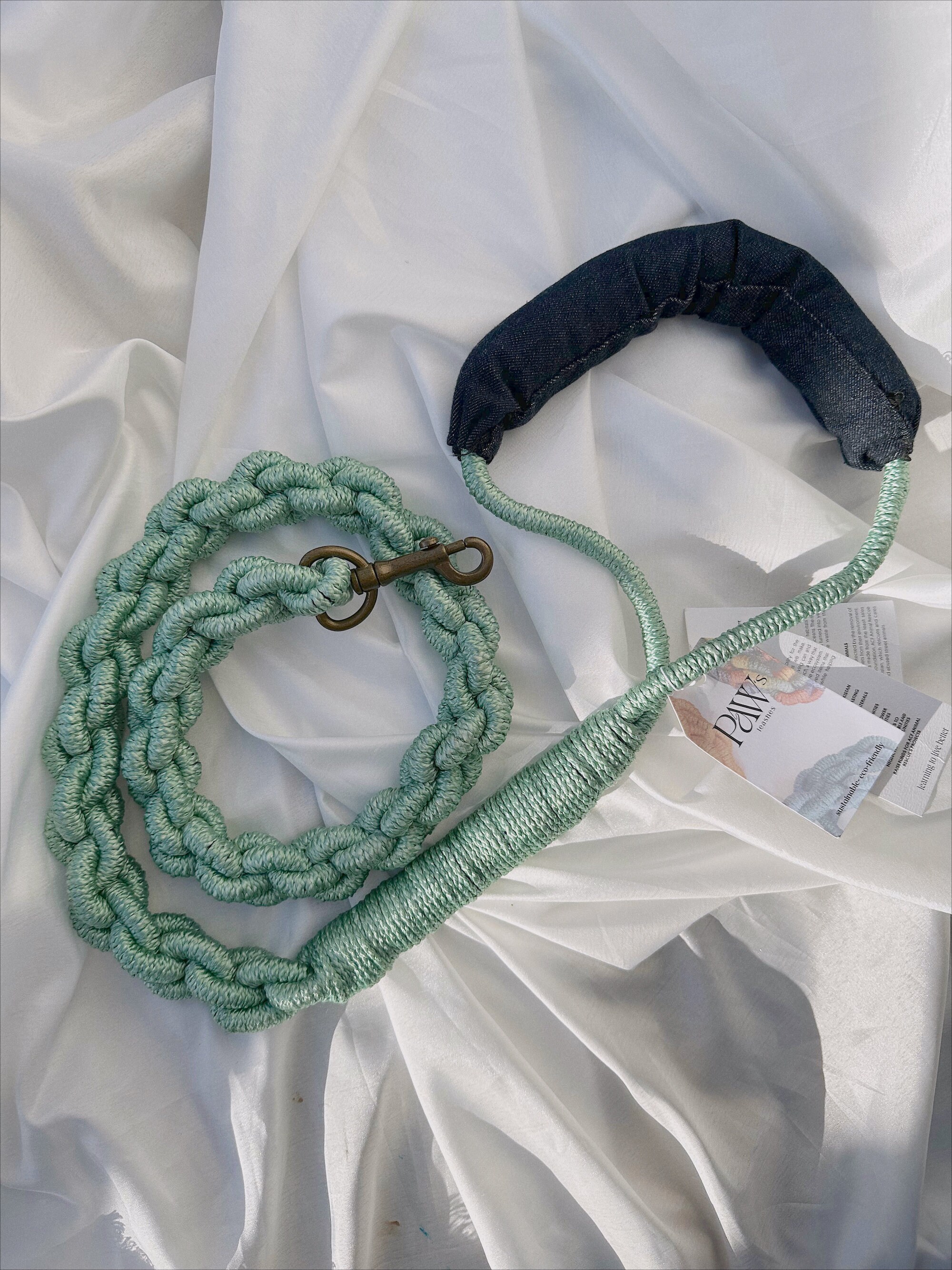 Mint Rope Dog Leashes, Climbing Dog Rope Leash ,cotton Rope Dog Leash ...