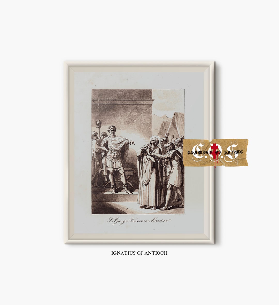 Ignatius of Antioch | Rustic Catholic Wall Art | Vintage Catholic ...