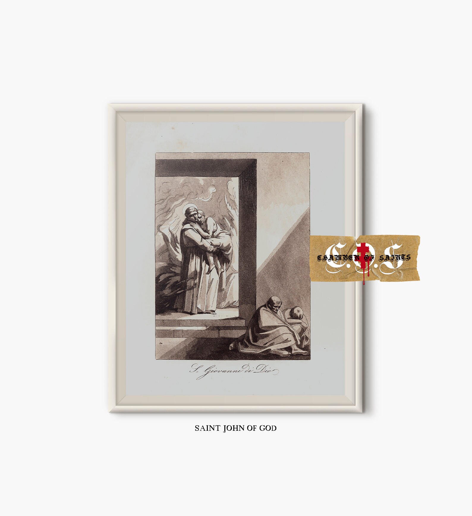 Saint John of God Print | Vintage Catholic Art (digital Download) - Etsy