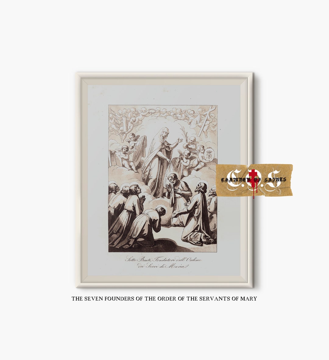 The Seven Founders of the Order of the Servants of Mary | Catholic Gift ...