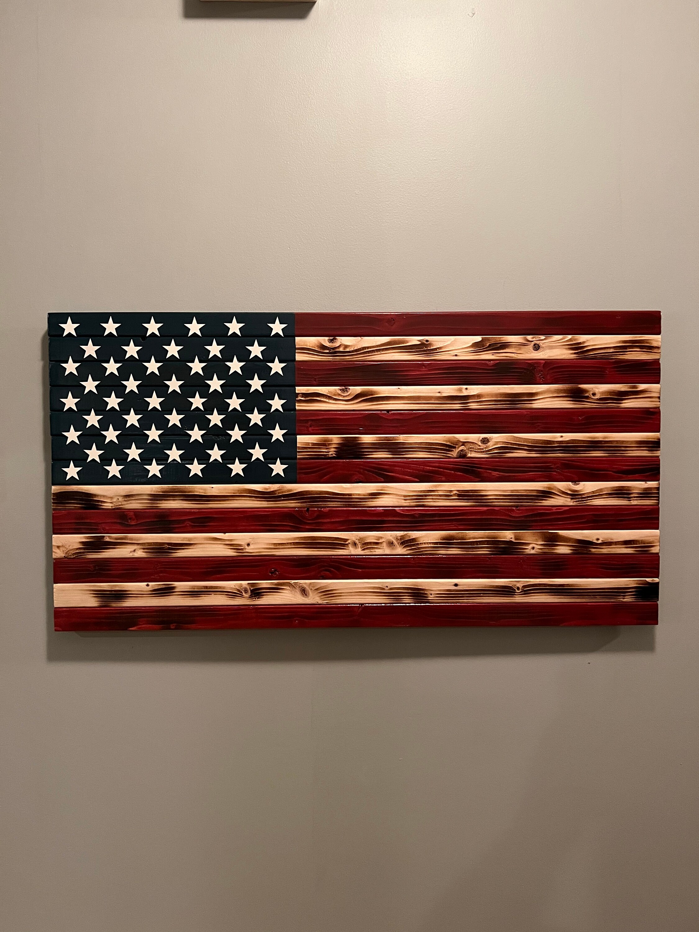 Rustic American Flags - Etsy