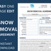 Snow Removal Agreement ︱snow Plow Removal Agreement | Contract ︱plowing ...