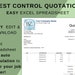 PEST CONTROL Quotation Template Service Treatment Notice Pest Control ...