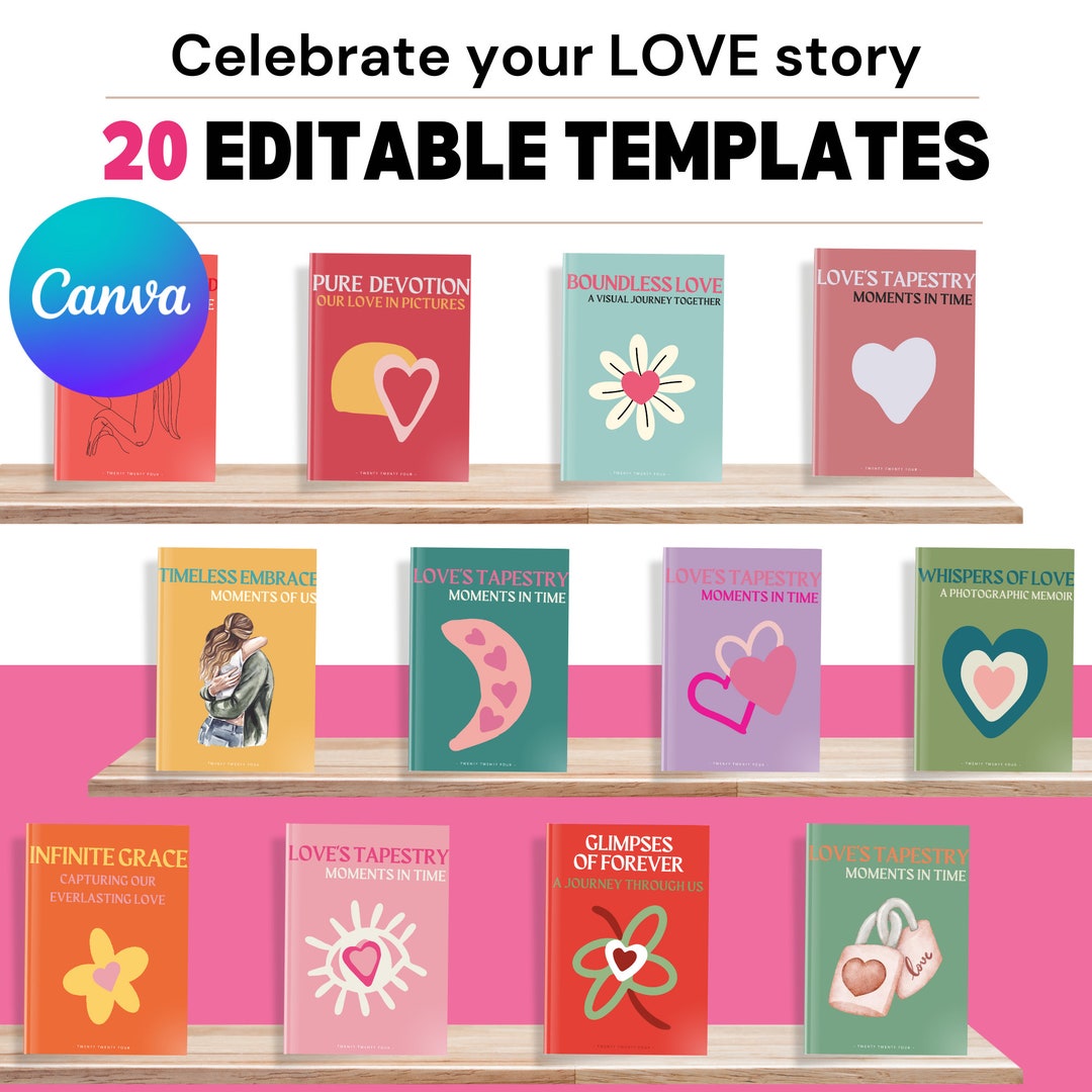 Photobook Canva Template Bundle, Personalize, Coffee Table Book ...