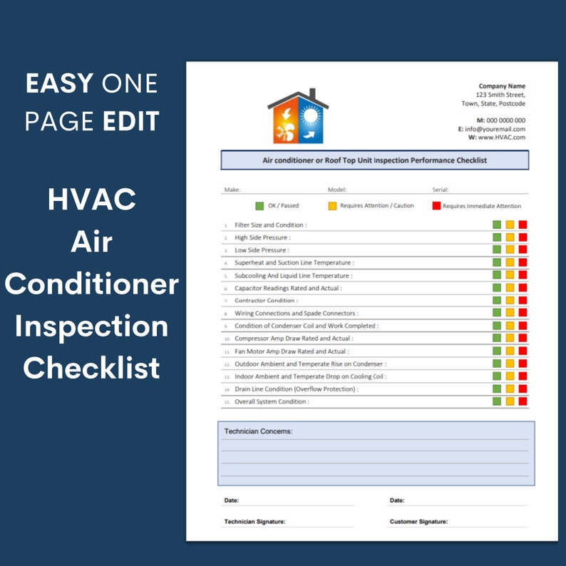 Air Conditioning HVAC Inspection ︱hvac Preventative ︱hvac Maintenance ...