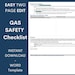 Gas Safety Checklist ︱compressed Gas︱lpg Checklist ︱workplace Health ...