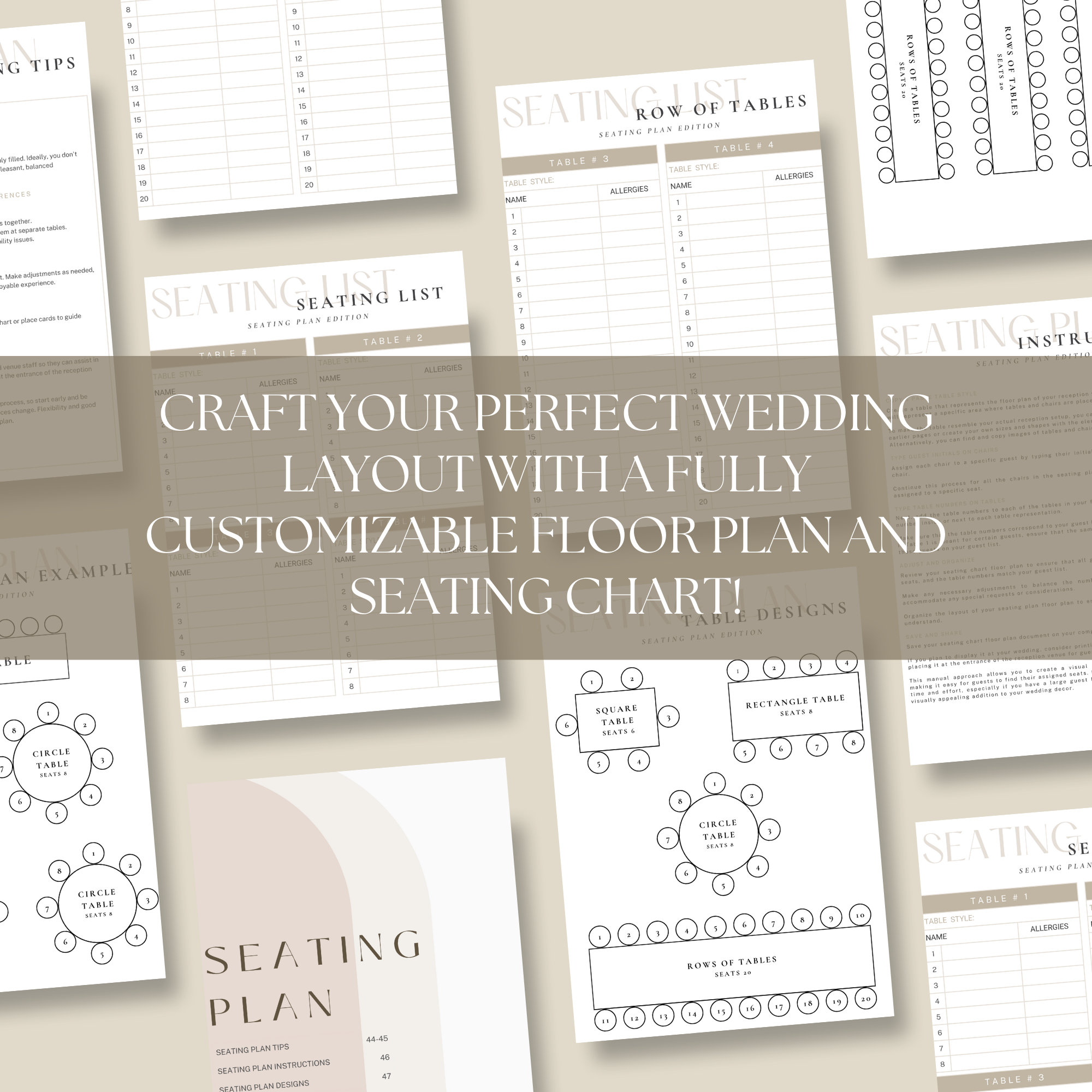 Wedding Planner Template Bundle Canva 230 Pages, Wedding Checklist ...